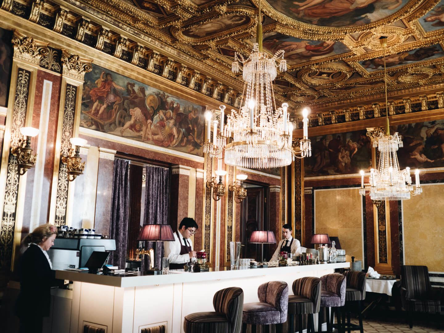 Gerstner K.u.K Hofzuckerbäcker @ Vienna * ウィーンのゴージャスなレストランでケーキブッフェのブランチ ...